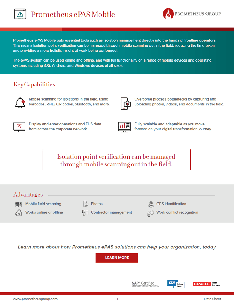 Prometheus ePAS Mobile | Prometheus Group
